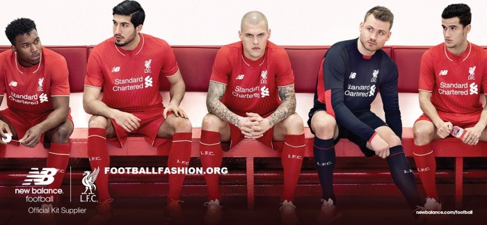 Liverpool FC 2015/16 New Balance Home Kit - FOOTBALL FASHION