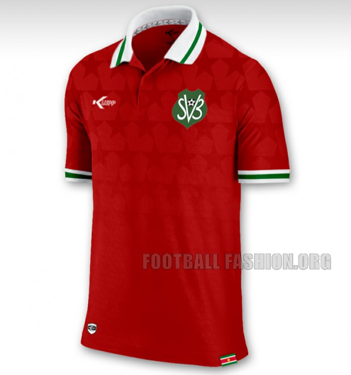Suriname 2015/16 Klupp Home and Away Kits - FOOTBALL FASHION