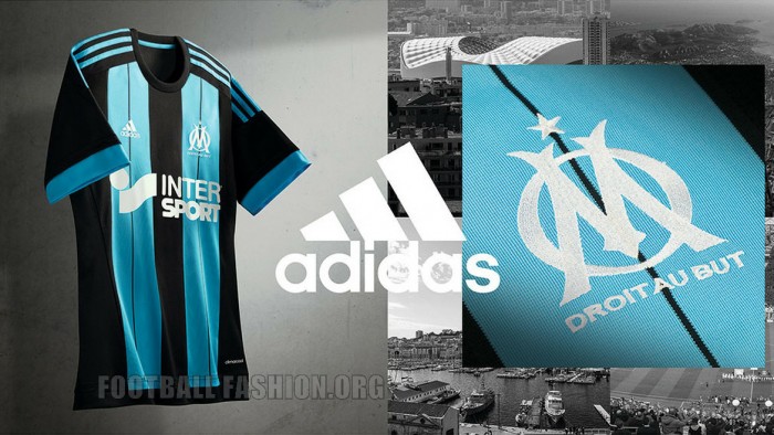 Olympique Marseille 2015/16 adidas Away Kit - FOOTBALL FASHION