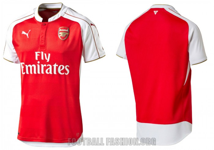 Arsenal FC 2015/16 PUMA Home Kit - FOOTBALL FASHION