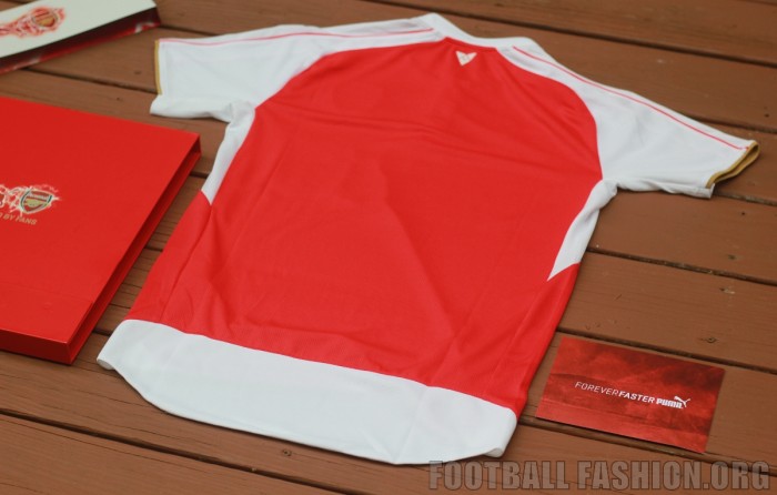 Unboxed and Up-Close: Arsenal 2015/16 PUMA Authentic Home Kit ...