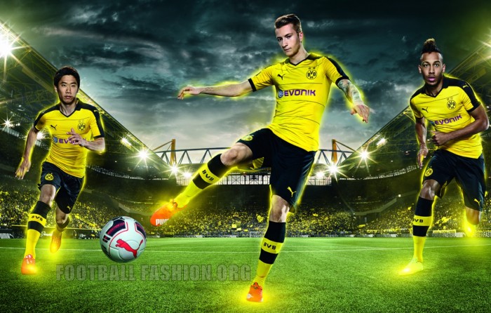 Borussia Dortmund 2015/16 PUMA Home, Away and Third Kits - FOOTBALL FASHION