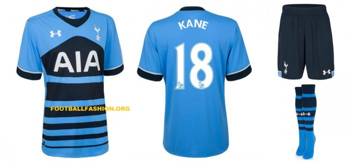 Tottenham Hotspur 2015/16 Under Armour Away Kit - FOOTBALL FASHION