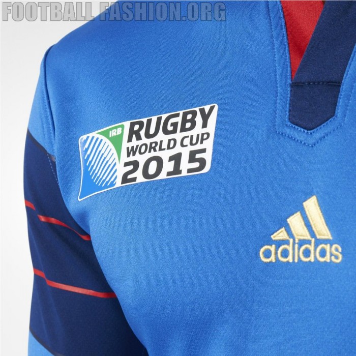 France 2015 Rugby World Cup adidas Home Kit - FOOTBALL FASHION