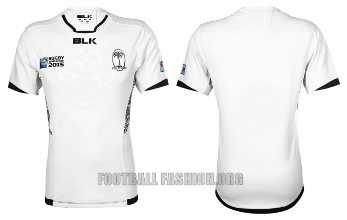 Fiji 2015 Rugby World Cup BLK Home and Away Kits - FOOTBALL FASHION