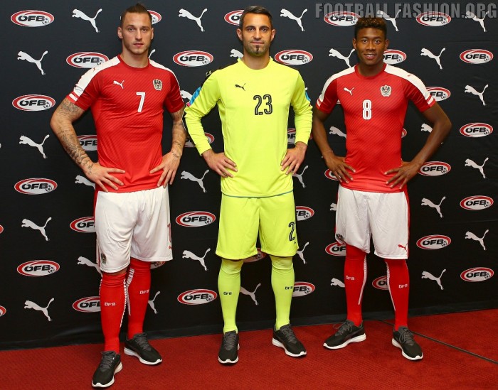 Austria EURO 2016 PUMA Home Kit - FOOTBALL FASHION