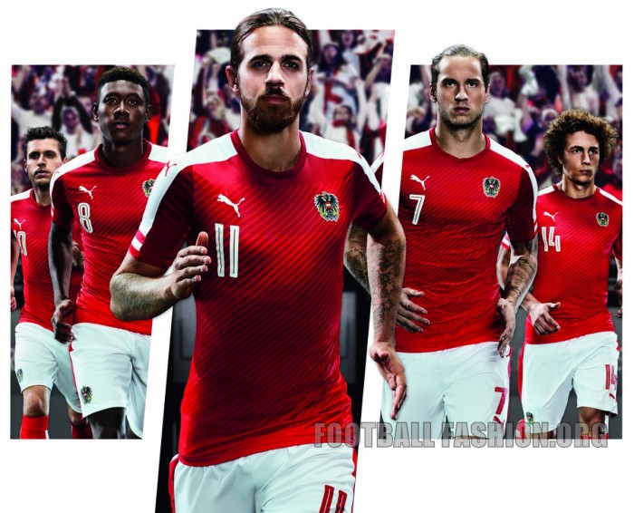 Austria EURO 2016 PUMA Home Kit - FOOTBALL FASHION