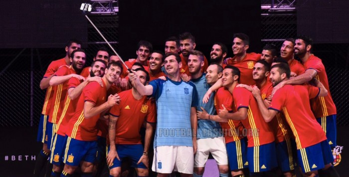 Spain EURO 2016 adidas Home Kit Unveiled - FOOTBALL FASHION