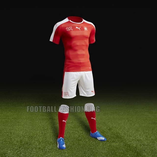 Switzerland EURO 2016 PUMA Home Kit - FOOTBALL FASHION