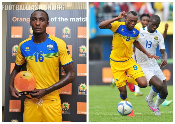 Rwanda 2016 Errea Home and Away Kits - FOOTBALL FASHION