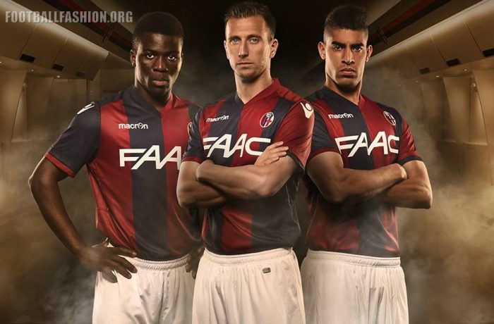 Bologna FC 2016/17 Macron Home Kit - FOOTBALL FASHION