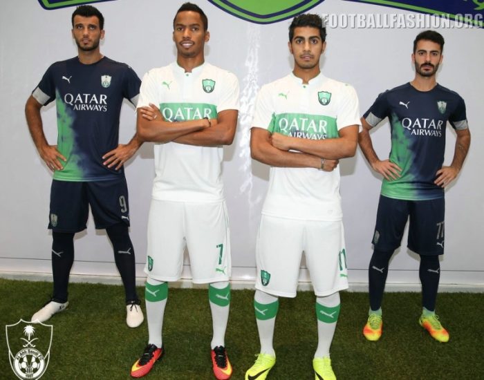 Al-Ahli Saudi FC 2016/2017 PUMA Home and Away Kits - FOOTBALL FASHION