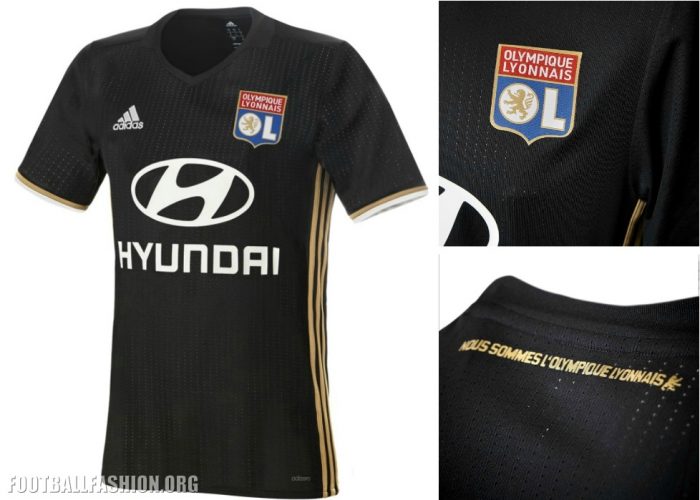 Olympique Lyon 2016/17 adidas Third Kit - FOOTBALL FASHION