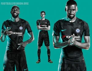 Chelsea FC 2017/18 Nike Camo Third Kit - FOOTBALL FASHION