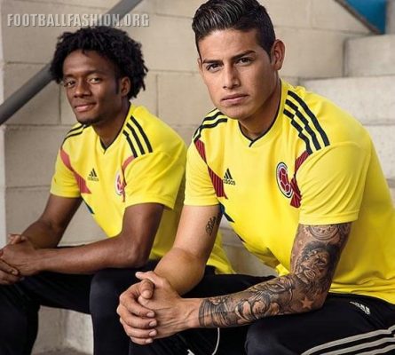 Colombia 2018 World Cup adidas Home Kit - FOOTBALL FASHION