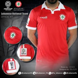 Lebanon 2019 Capelli Home Jersey - FOOTBALL FASHION