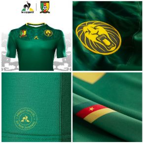 Cameroon 2019 AFCON le coq sportif Kits - FOOTBALL FASHION