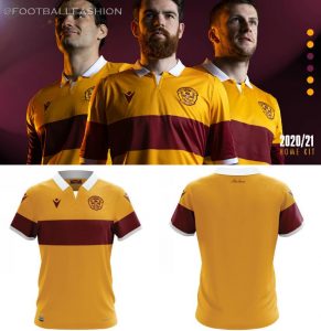 Motherwell FC 2020/21 Macron Home Kit - FOOTBALL FASHION