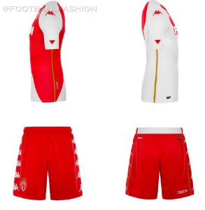AS Monaco 2020/21 Kappa Home Kit - FOOTBALL FASHION