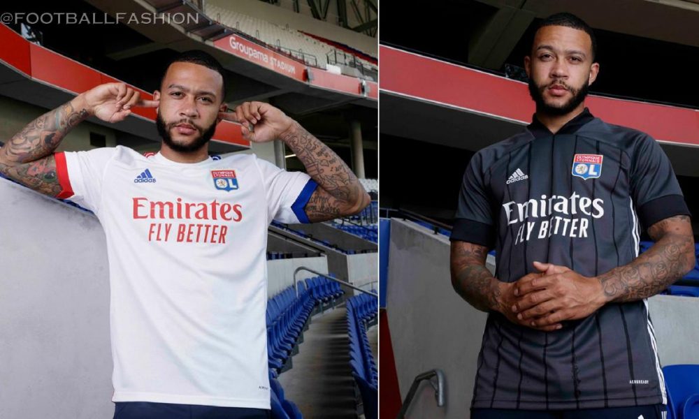 Olympique Lyon 2020/21 adidas Home and Away Kits - FOOTBALL FASHION