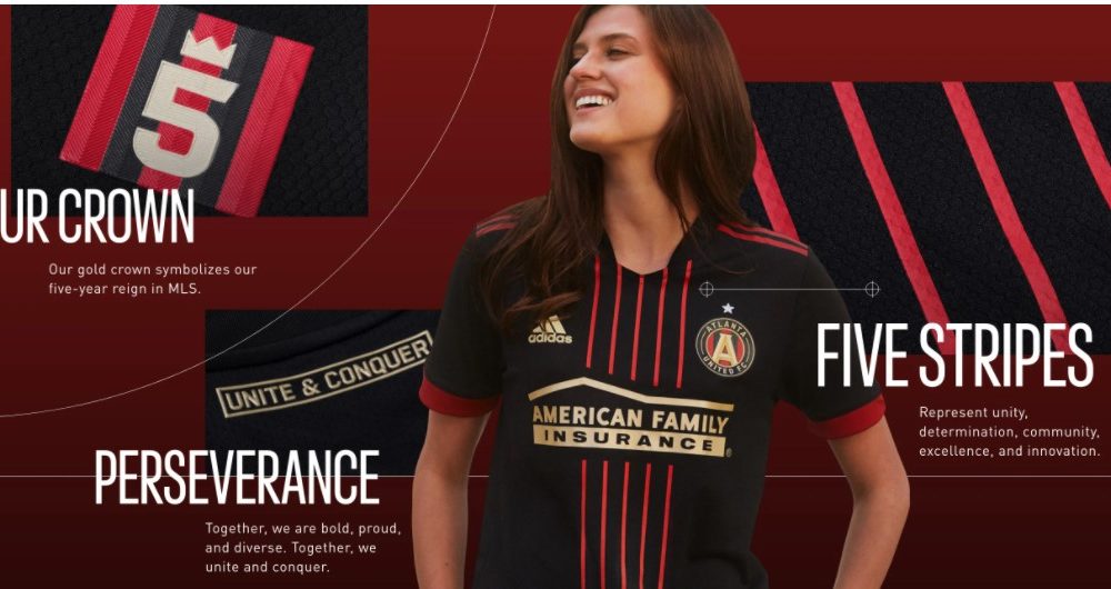 Atlanta United 2021 adidas 'BLVCK' Home Kit - FOOTBALL FASHION