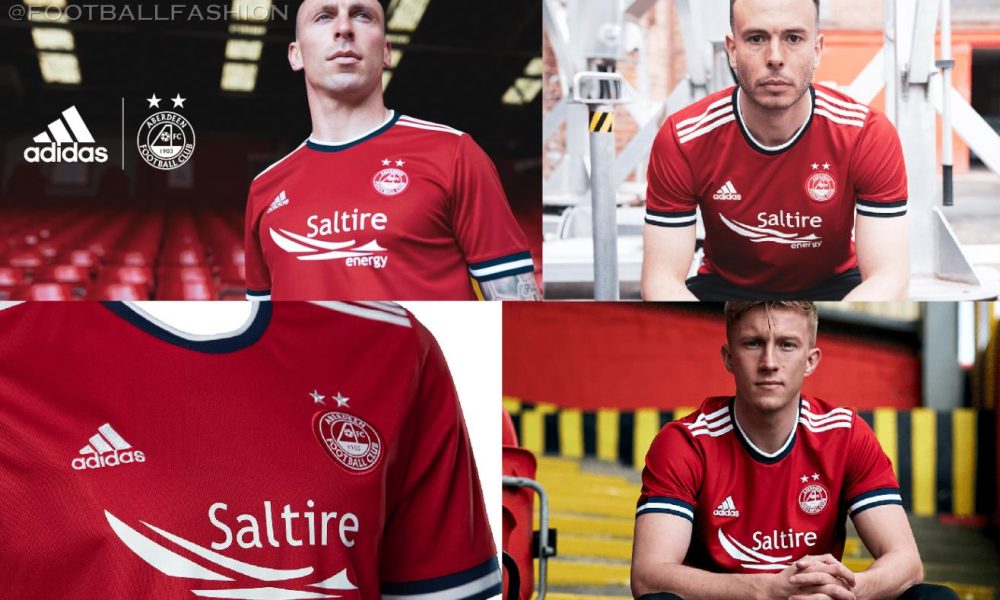 Aberdeen FC 2021/22 adidas Home Kit - FOOTBALL FASHION