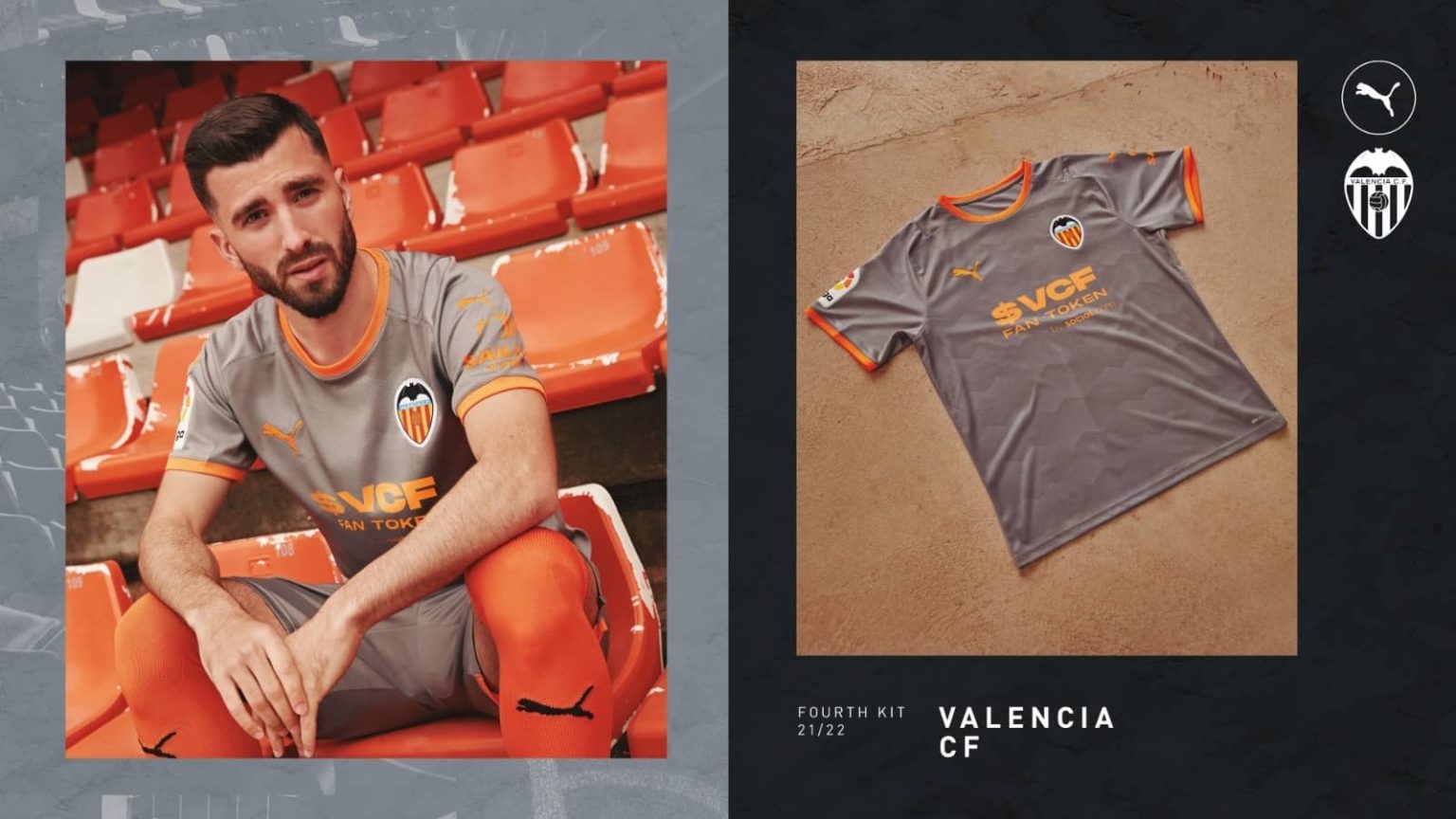 Valencia CF 2021/22 PUMA Third and Fourth Kits - FOOTBALL FASHION