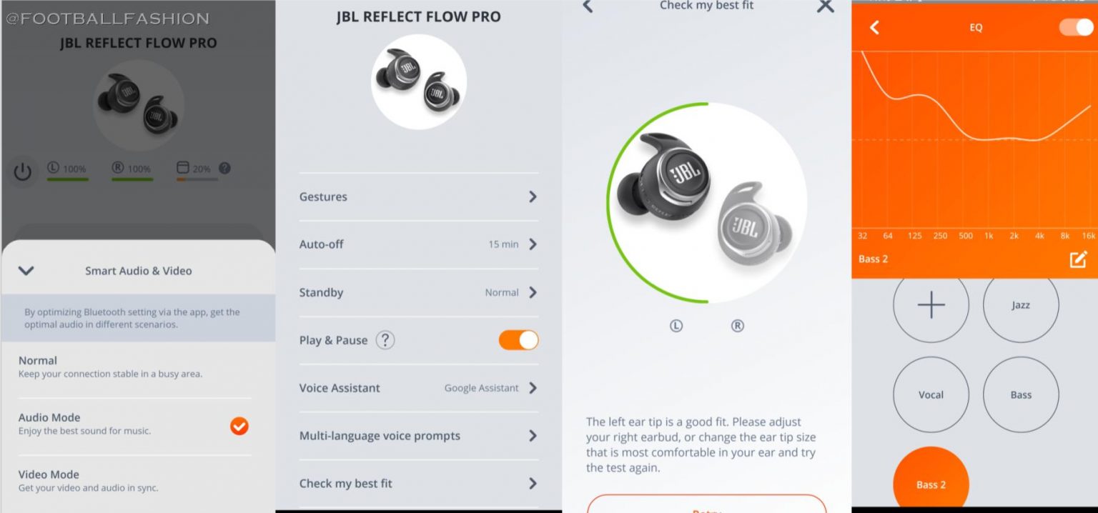 Review: JBL Reflect PRO Wireless Active Sport Earbuds - FOOTBALL FASHION