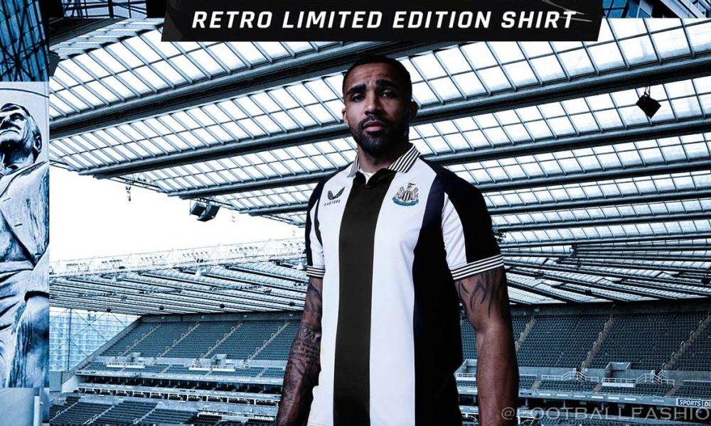 Newcastle United 2021/22 Castore Retro Kit - FOOTBALL FASHION
