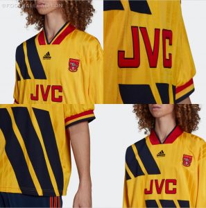 Reissue: Arsenal FC 1993/94 adidas Away Kit - FOOTBALL FASHION