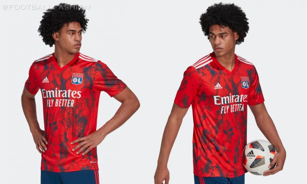 Olympique Lyon 2022/23 adidas Away Kit - FOOTBALL FASHION