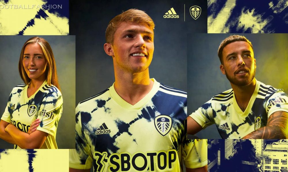 Leeds United 2021/22 adidas Away Kit - FOOTBALL FASHION