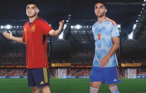 Spain World Cup 2022 adidas Home and Away Kits - FOOTBALL FASHION