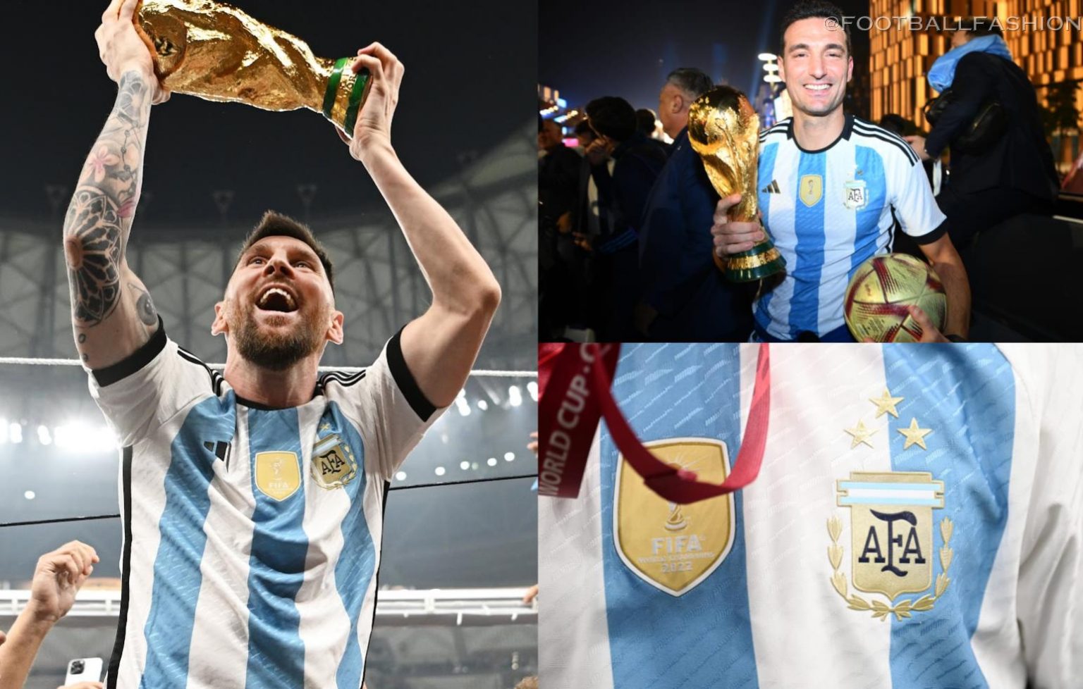 Argentina World Cup 2022 Champions adidas Kit - FOOTBALL FASHION