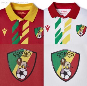 Congo 2023 Macron Home and Away Kits - FOOTBALL FASHION