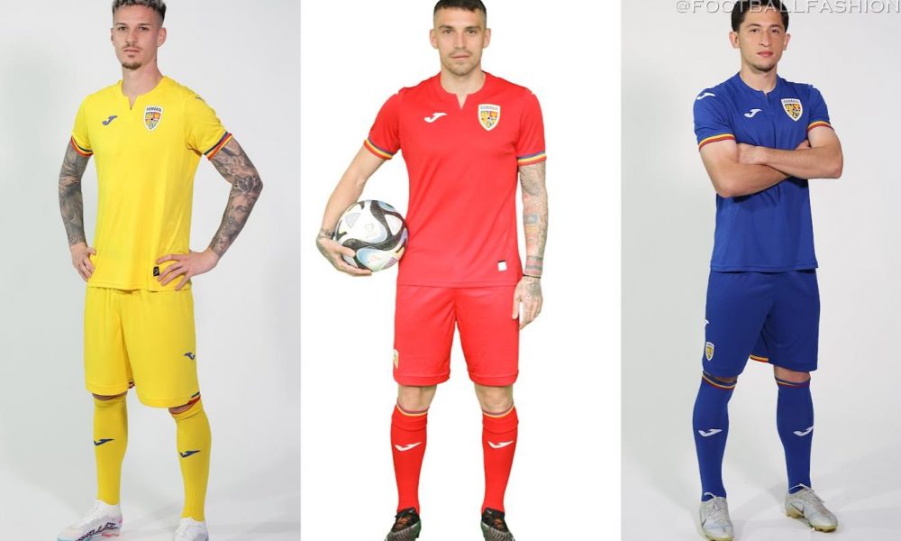Romania 2023/24 Joma Home, Away and Third Kits - FOOTBALL FASHION