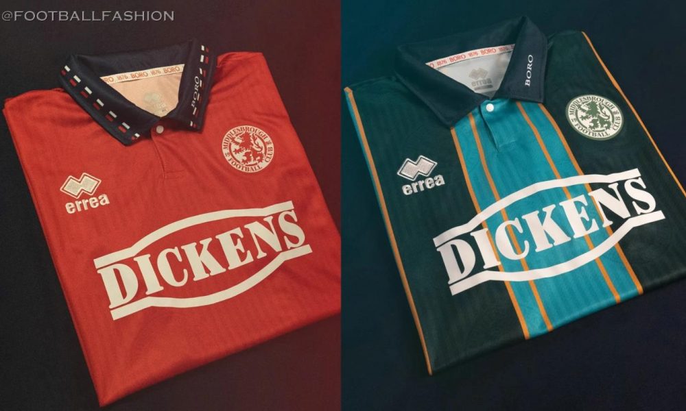 Reissue: Middlesbrough 1994/95 Erreà Home and Away Kits - FOOTBALL FASHION