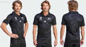 New Zealand All Blacks 2023 Rugby World Cup Home Kit - FOOTBALL FASHION