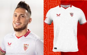 Sevilla 2023/24 Castore Home, Away and Third Kits - FOOTBALL FASHION