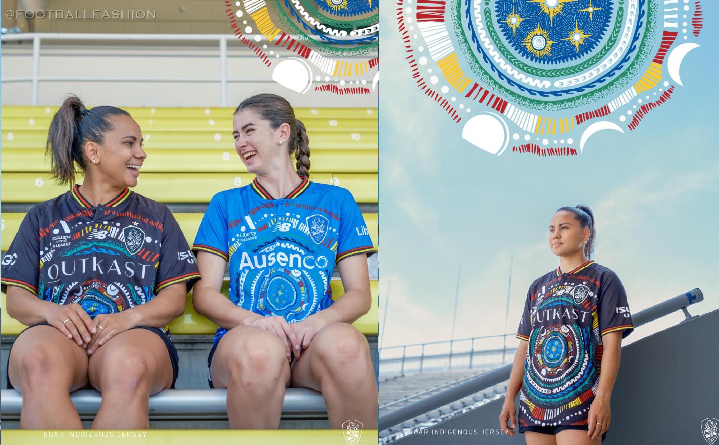 Brisbane Roar 2023/24 New Balance Indigenous Kit - FOOTBALL FASHION