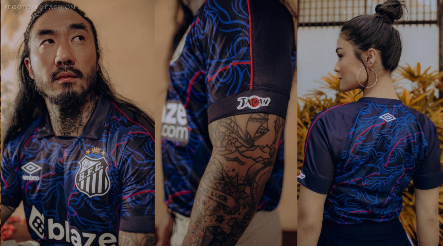 Santos FC 2023/24 Umbro Third Kit - FOOTBALL FASHION