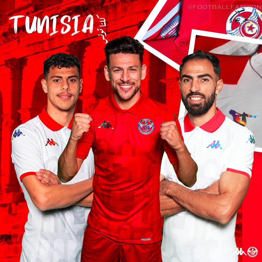 Tunisia 2024 Kappa Home and Away Kits - FOOTBALL FASHION
