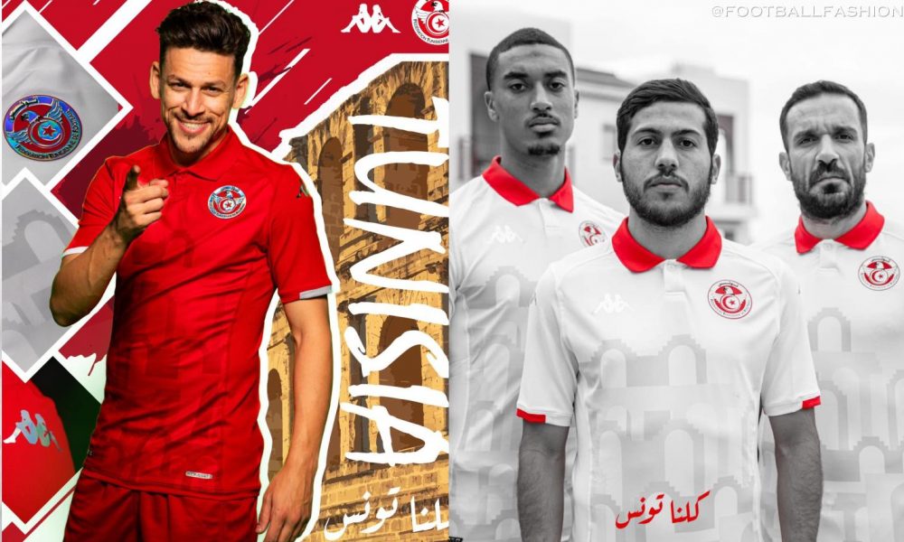 Tunisia 2024 Kappa Home and Away Kits - FOOTBALL FASHION