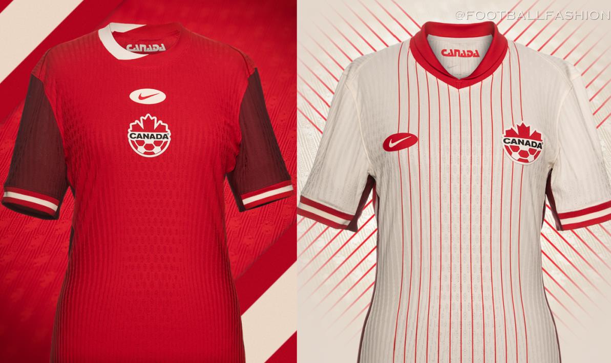 Canada 2024/25 Nike Home and Away Jerseys - FOOTBALL FASHION