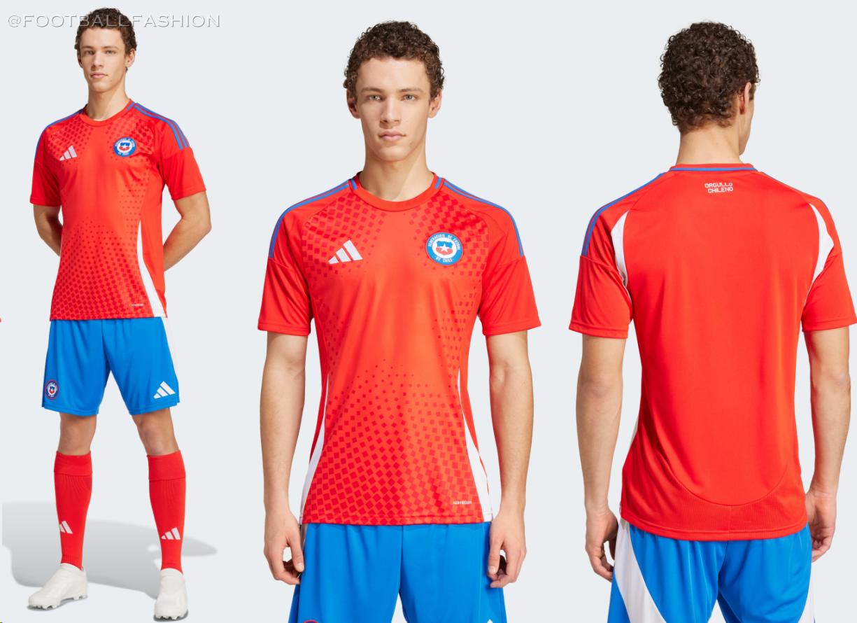 Chile 2024/25 adidas Home and Away Kits - FOOTBALL FASHION