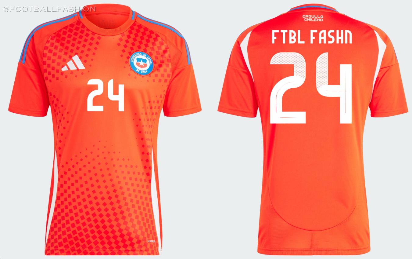 Chile 2024/25 adidas Home and Away Kits - FOOTBALL FASHION