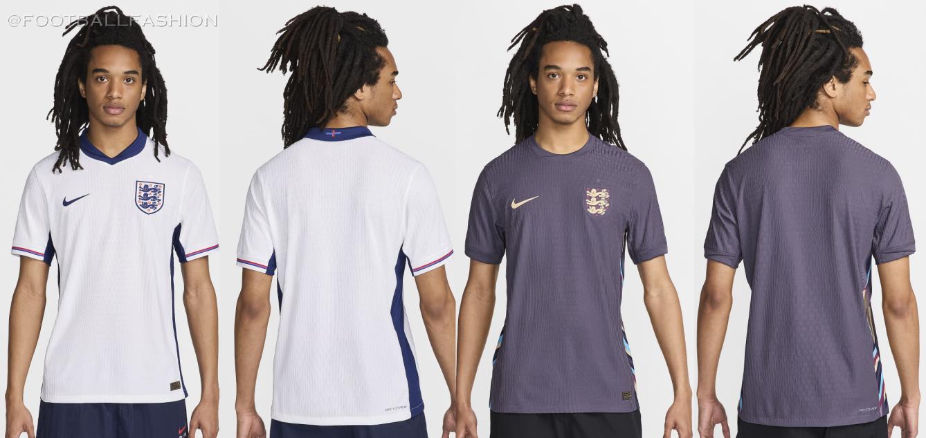 England 2024/25 Nike Home and Away Kits - FOOTBALL FASHION