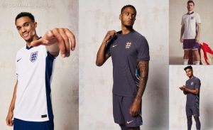 England 2024/25 Nike Home and Away Kits - FOOTBALL FASHION