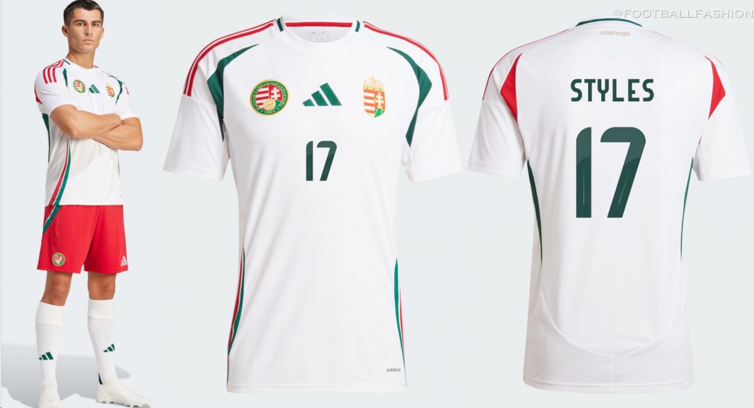 Hungary 2024/25 adidas Home and Away Kits - FOOTBALL FASHION