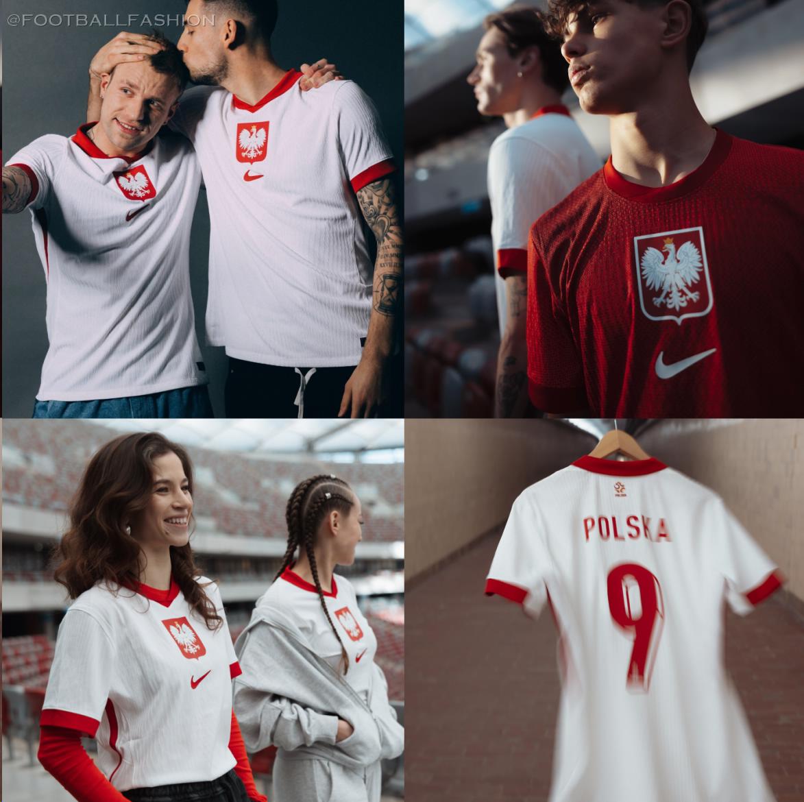Poland 2024/25 Nike Home and Away Kits - FOOTBALL FASHION